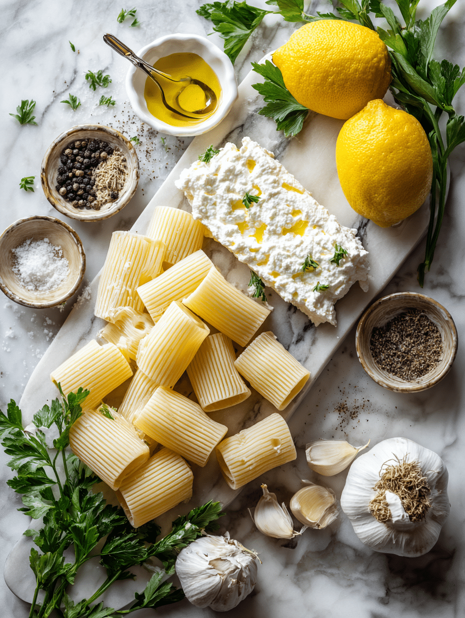 5-Step Ultimate Ricotta & Lemon Mezzi Rigatoni Recipe
