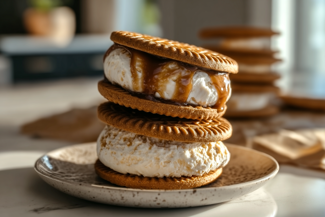 Biscoff Ice Cream Sandwich Recipe 3-Step Sensational Treat