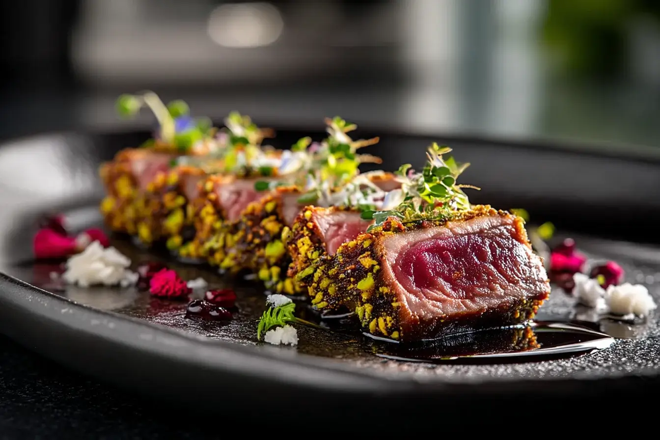 Lamb Loin with Date Purée 5-Step Elegant & Unique Dinner Recipe