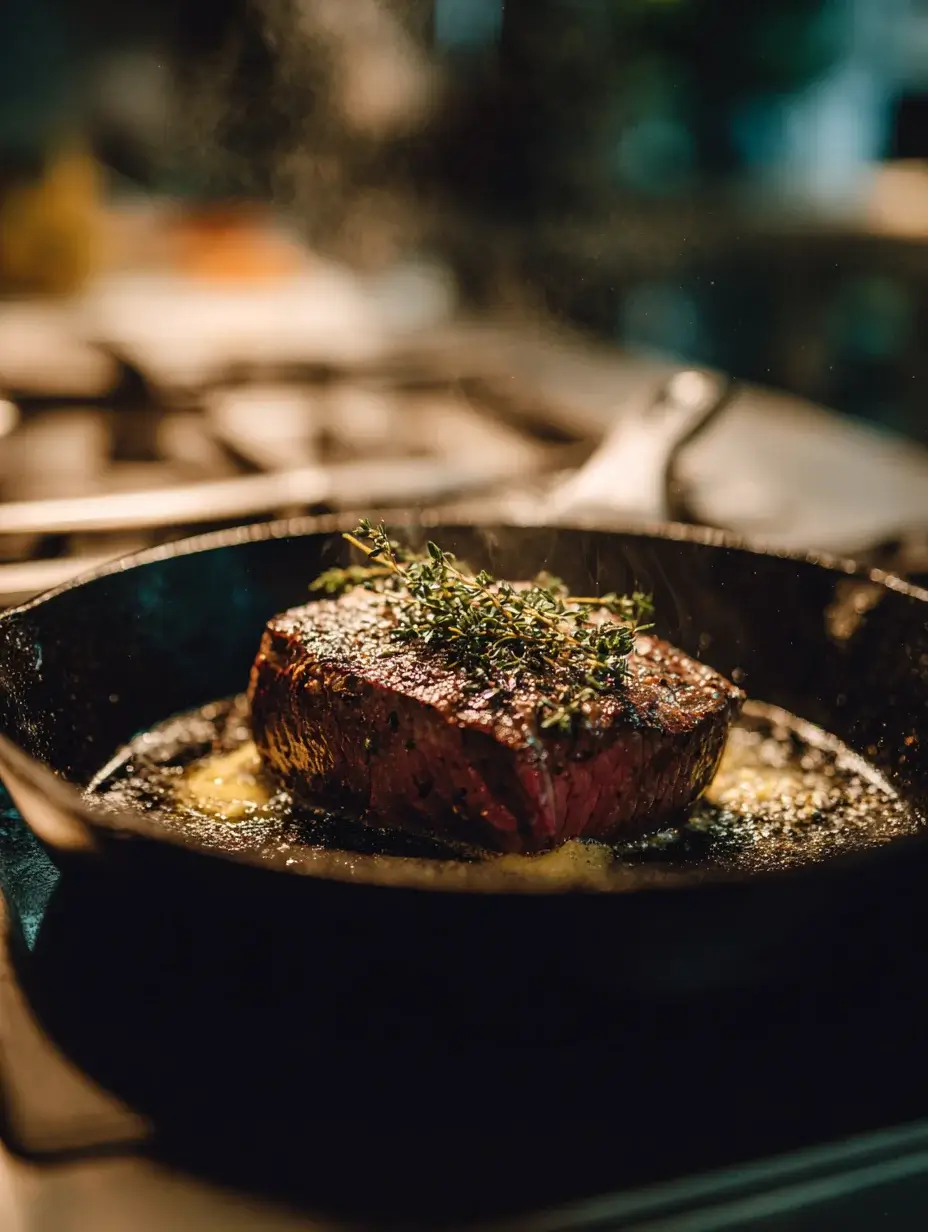 Beef Tenderloin with Rose-Pepper Jus A Beautiful 7-Step Meal